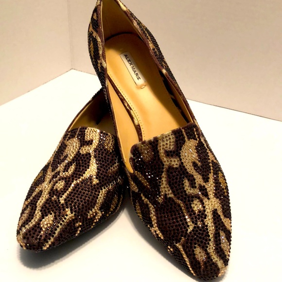Alex Marie | Shoes | Alex Marie Leopard Bling Nwt Airlift Size 7 ...